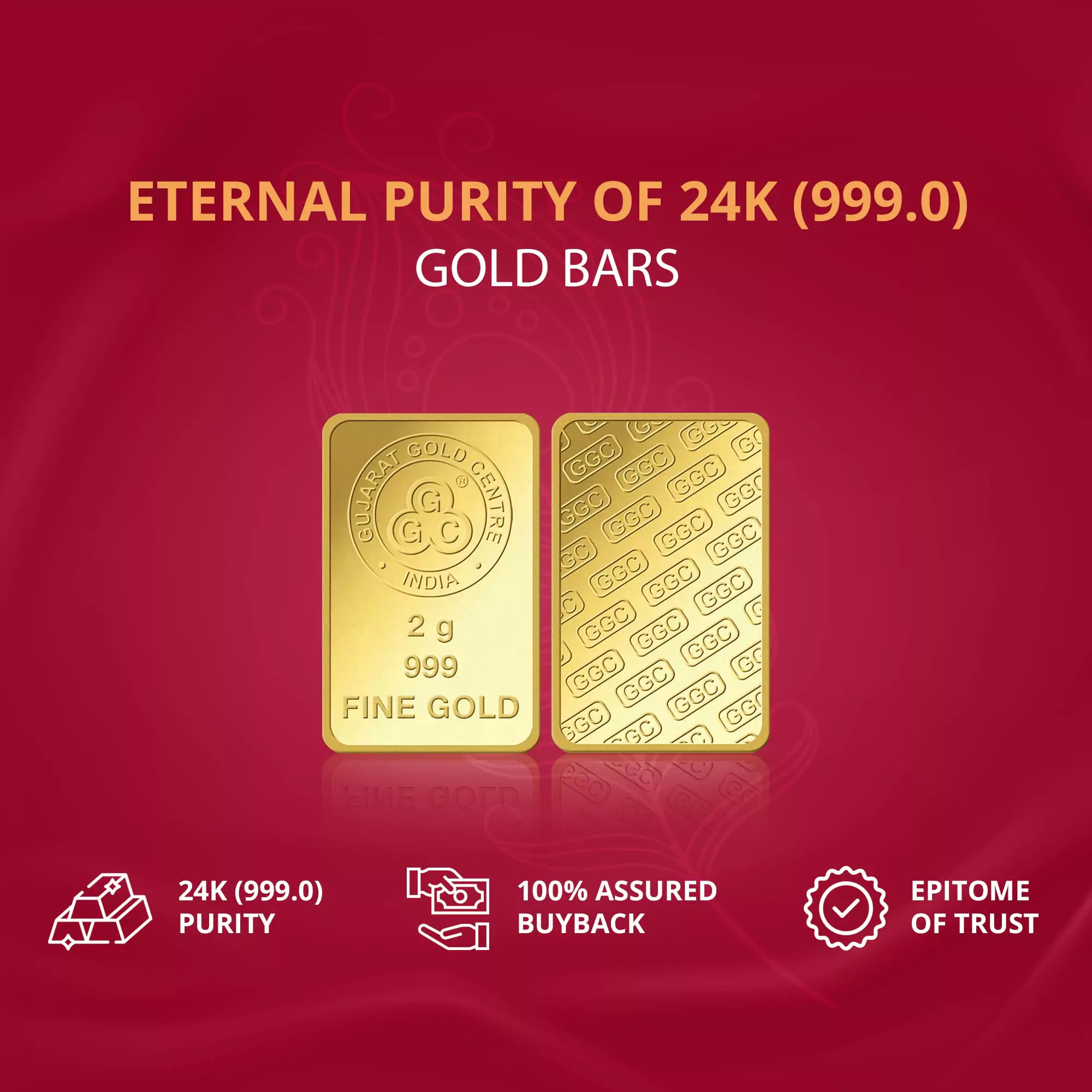 2GM Pure 24K Gold Bar Online With Live Rate Pan India Delivery 2GM Pure 24K Gold Bar Online With Live Rate Pan India Delivery